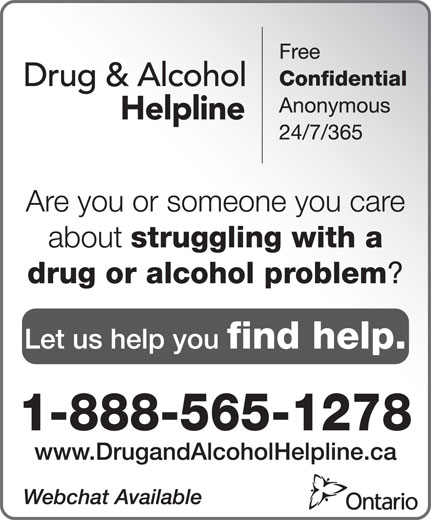 Drug-and-Alcohol-Helpline in Canada | YellowPages.ca™
